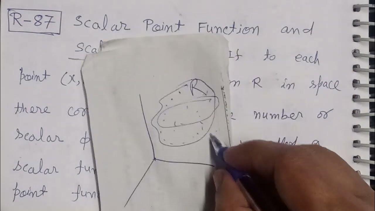 Scalar Point Function and Scalar Field - YouTube