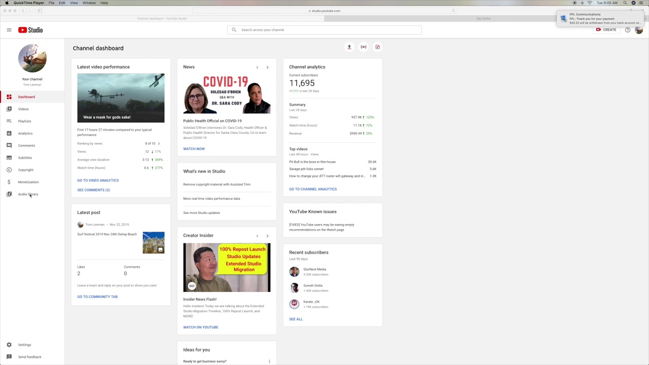 Creator studio classic is now gone youtube as removed the link - YouTube