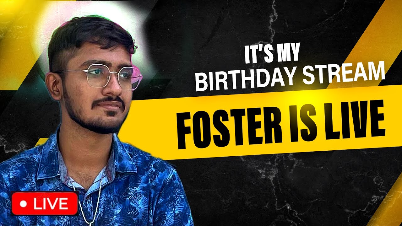 🔴IT'S MY BIRTHDAY STREAM !! BGMI NEW SEASON RUSH GAMEPLAY#bgmi #live # ...