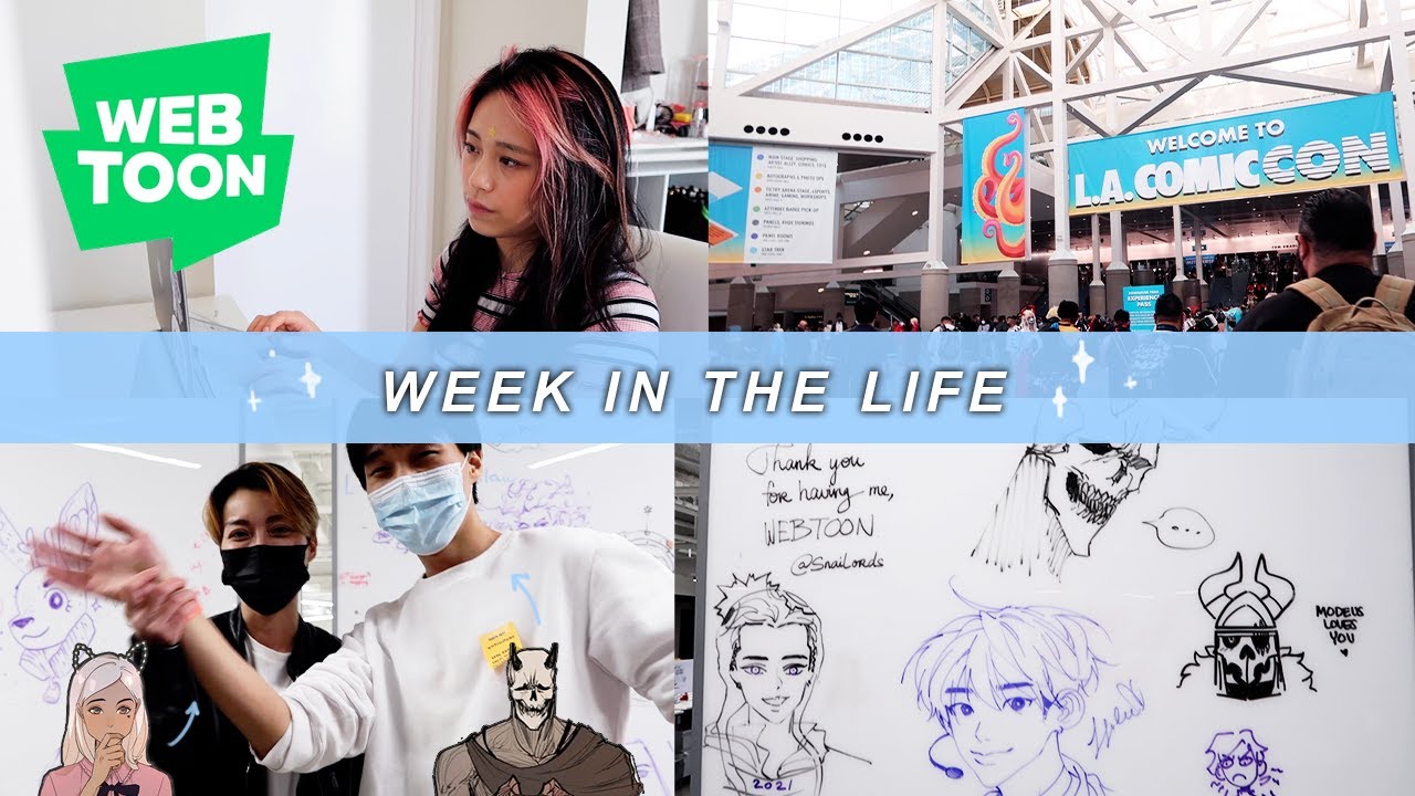 WEBTOON Producer Week in the Life | LACC, Creator Meetup, Scriptwriting ...