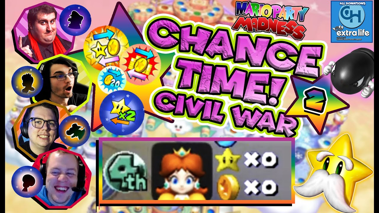 Mario Party Madness - Chance Time Civil War 2 feat. @ZakPakYT @Draco655 ...