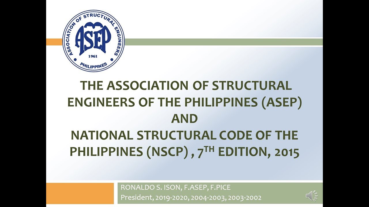 SC 04 ASEP & NSCP - YouTube