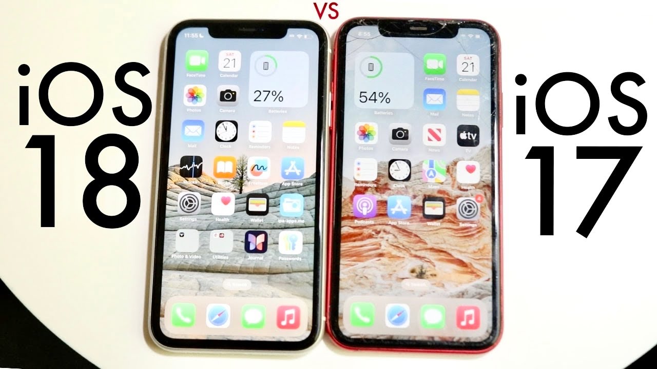 iOS 18 Vs iOS 17 On iPhone 11! Speed Comparison - YouTube