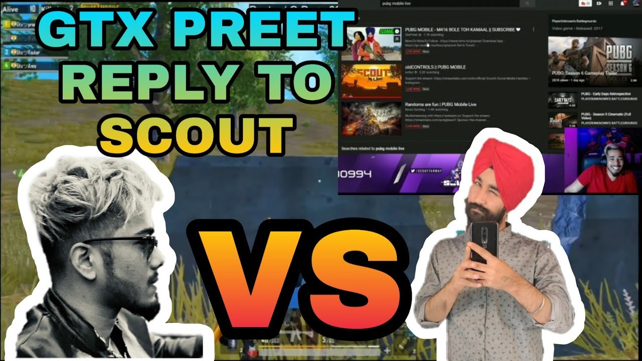GTX PREET REPLY TO SCOUT | SCOUT VS GTX PREET CONTROVERSY | #GTXPREET # ...