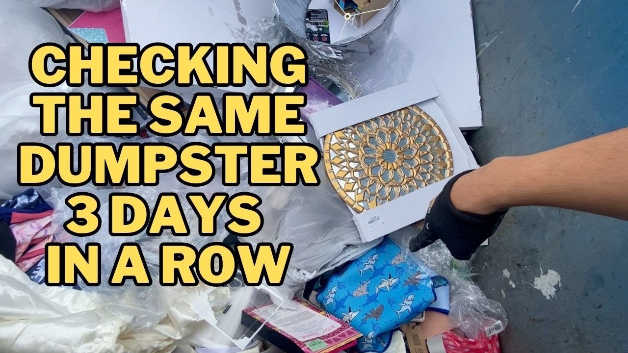 DUMPSTER DIVING 3 days in a Row!!! This is What I Found in TRASH - YouTube