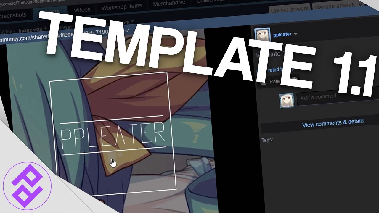 FREE STEAM ARTWORK - Template 1.1 - YouTube