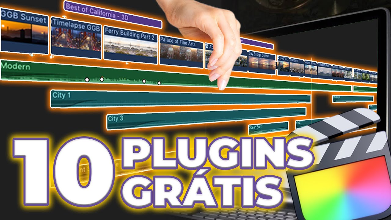 Os melhores 10 PLUGINS GRATUITOS para Final Cut Pro - YouTube