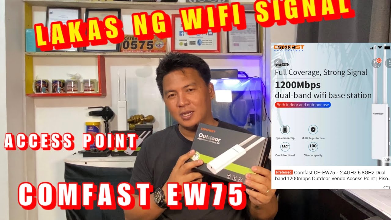 COMFAST EW75 Unboxing and Configuration - YouTube