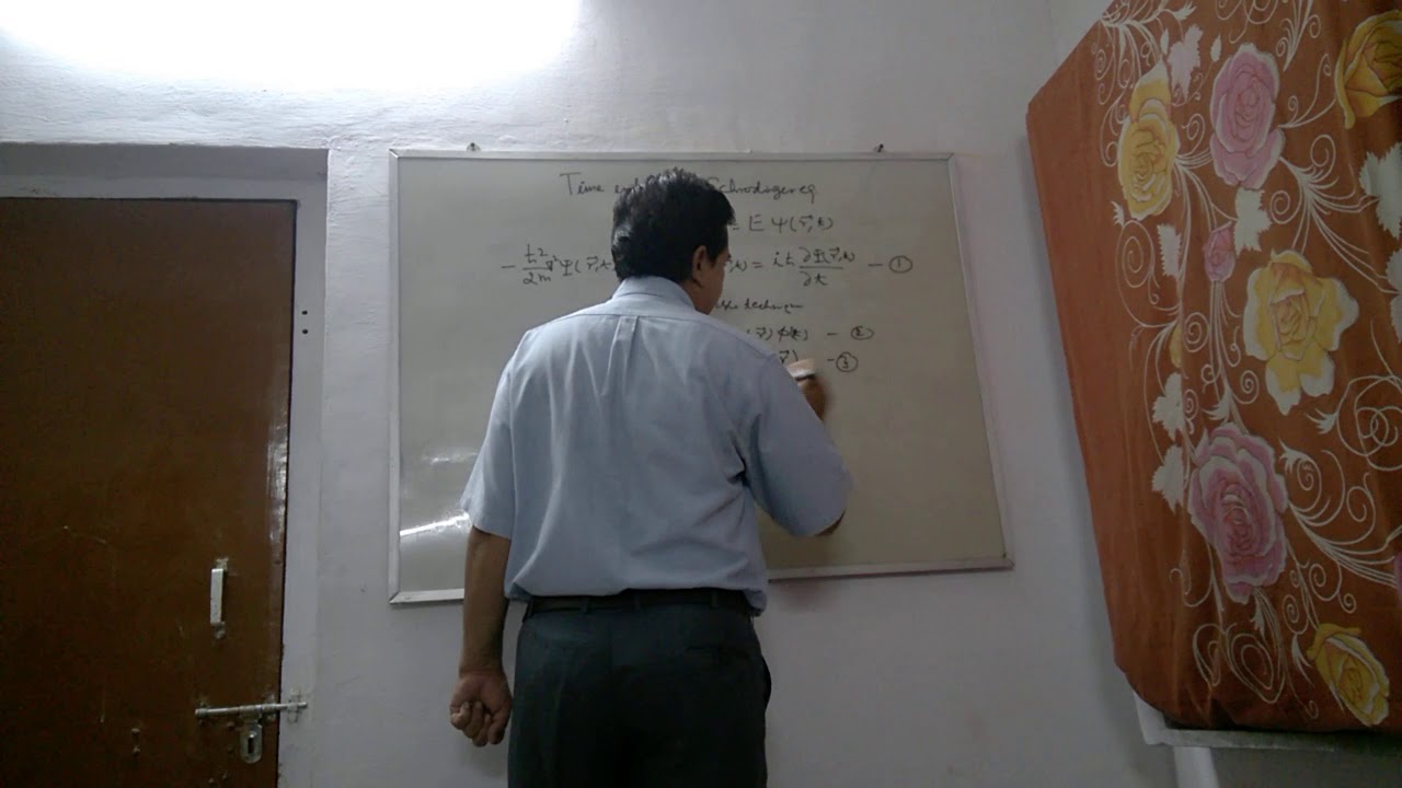 Shrodinger Equation III, Dr. Arvind Sharma, Associate Professor in Physics, GDC, BIKANER Lecture ...