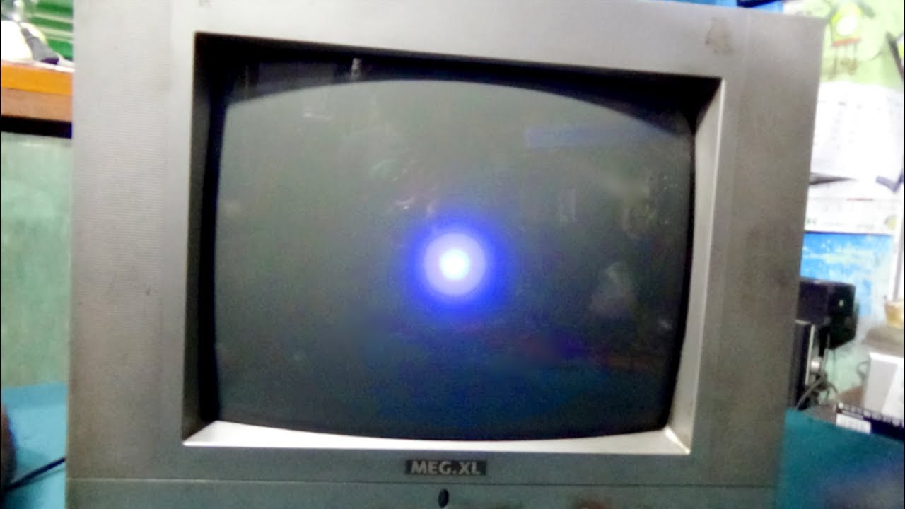 How To Repair Blue Dot Fault Of CRT Color Television - Rare Fault (Full ...