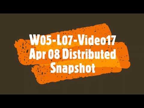 W05-L07-Video17 Apr 08 Distributed Snapshot - YouTube