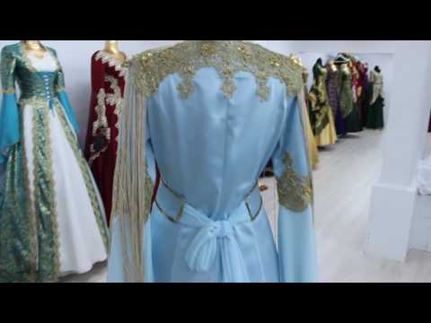 Bebe mavisi kaftan