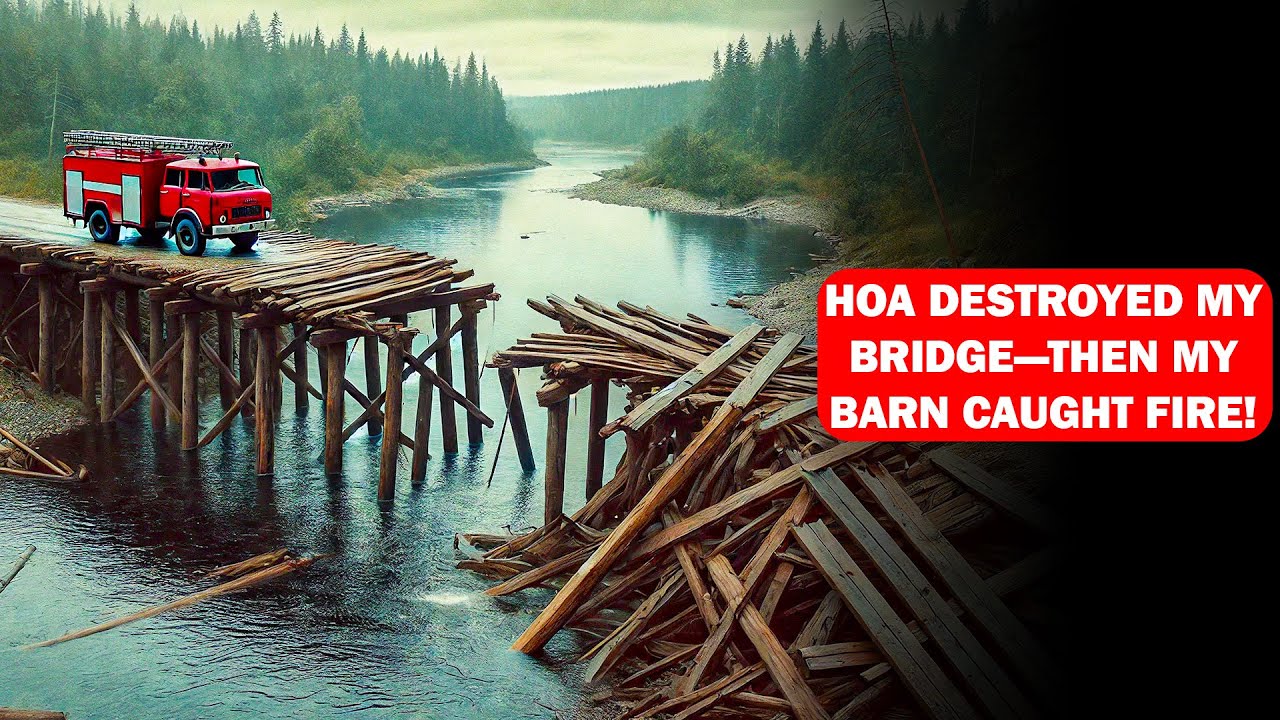 HOA Destroys My Only Bridge—Barn Catches Fire Same Day, Firetruck ...