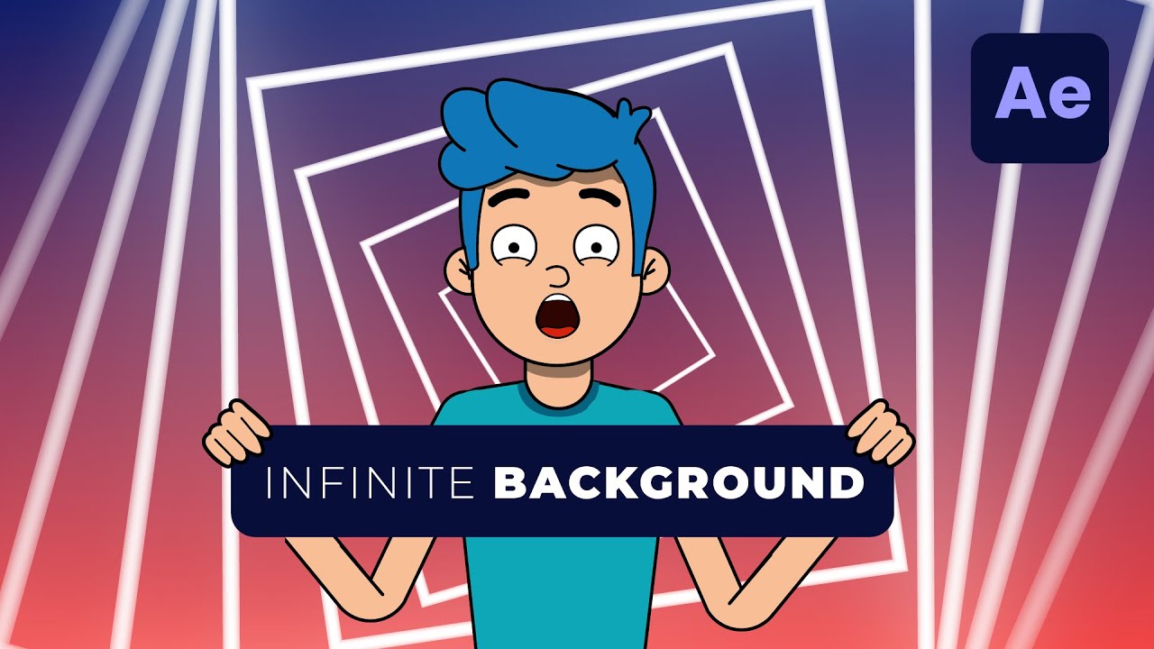 Infinite Background Animation with Geometric Shapes in After Effects ...