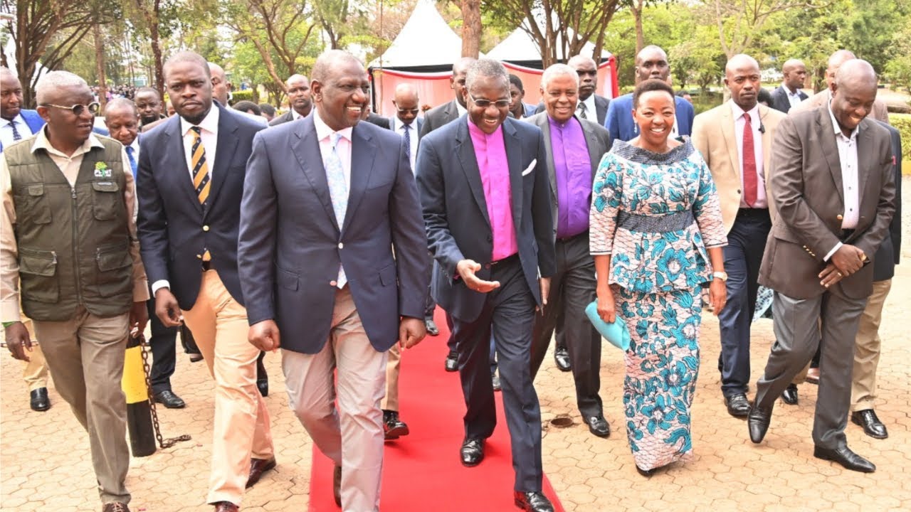 See how President Ruto & Mama Rachel arrived at CITAM, Karen!! - YouTube