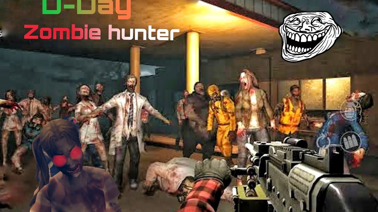 D-Day zombie hunter, gameplay. - YouTube
