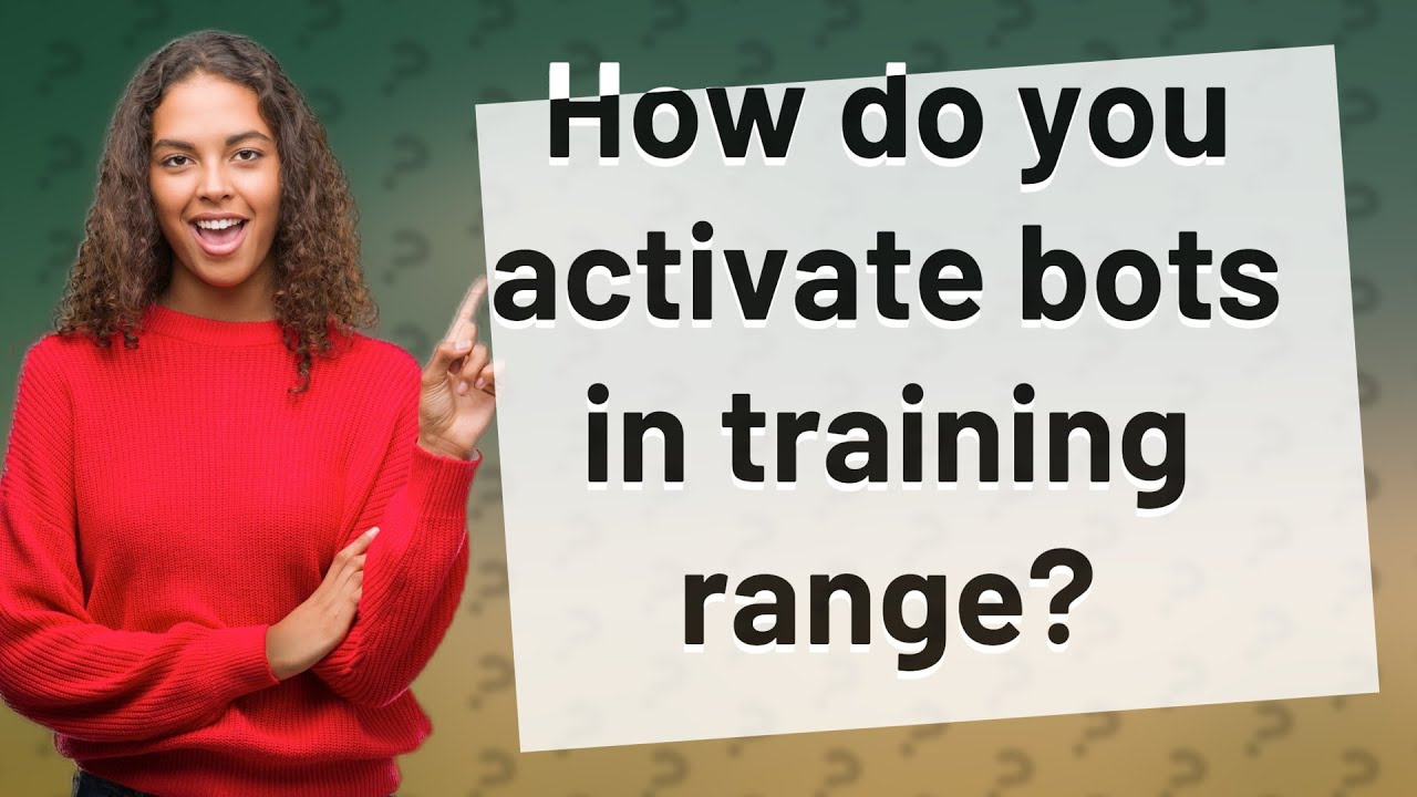 How do you activate bots in training range? - YouTube