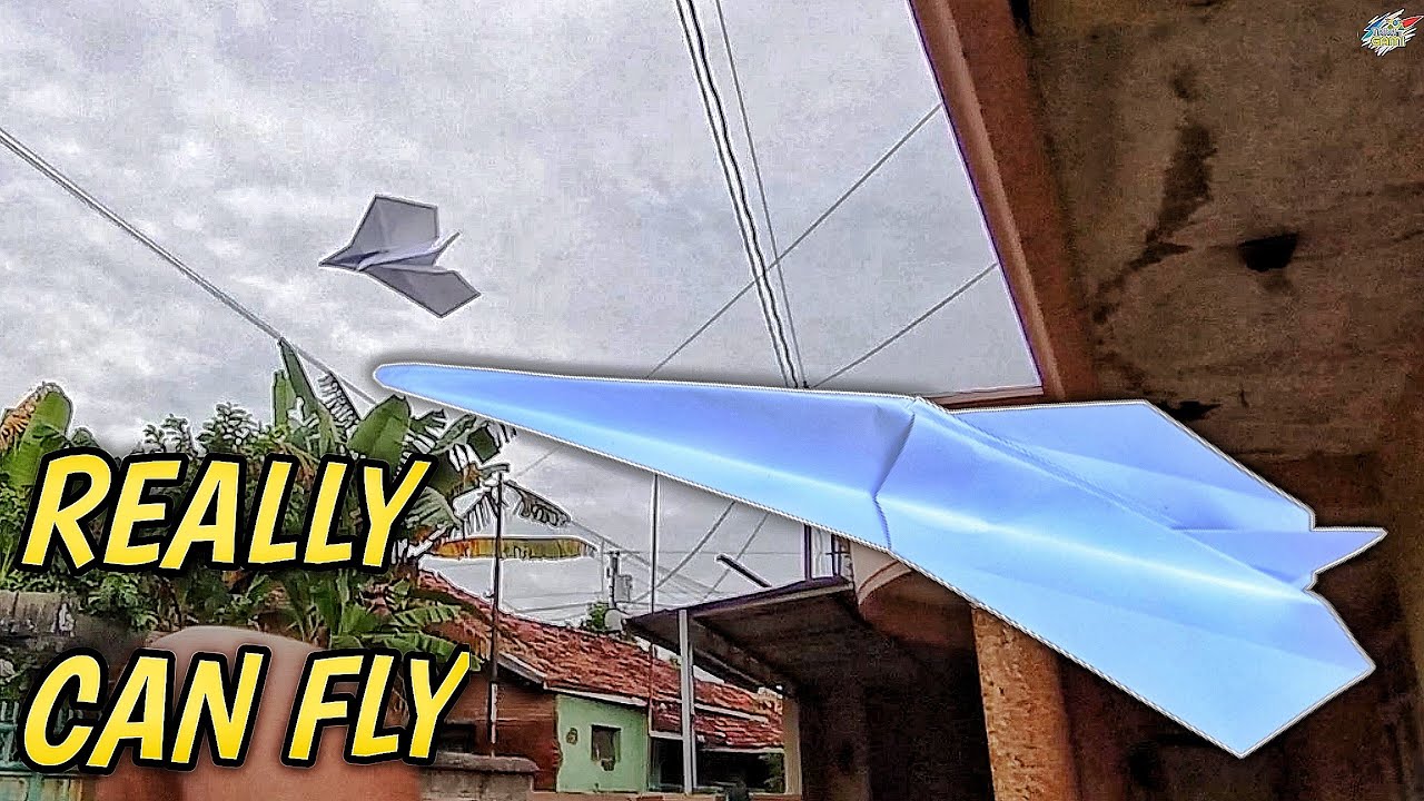 Real Paper Airplane | Paper Rocket Fly Far | How to Make Paper Airplane ...