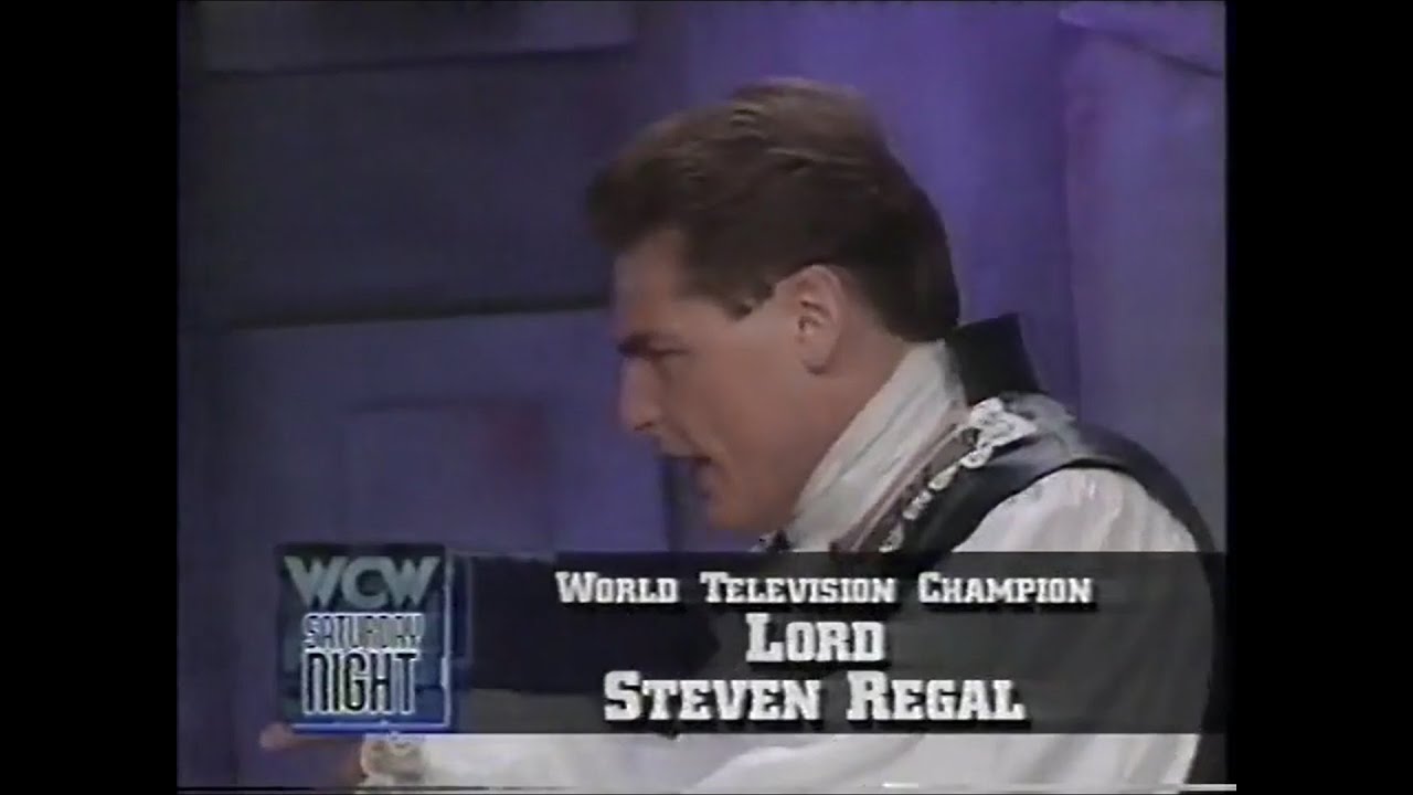 TV Title Lord Steven Regal vs Arn Anderson Saturday Night Dec 7th, 1996 ...