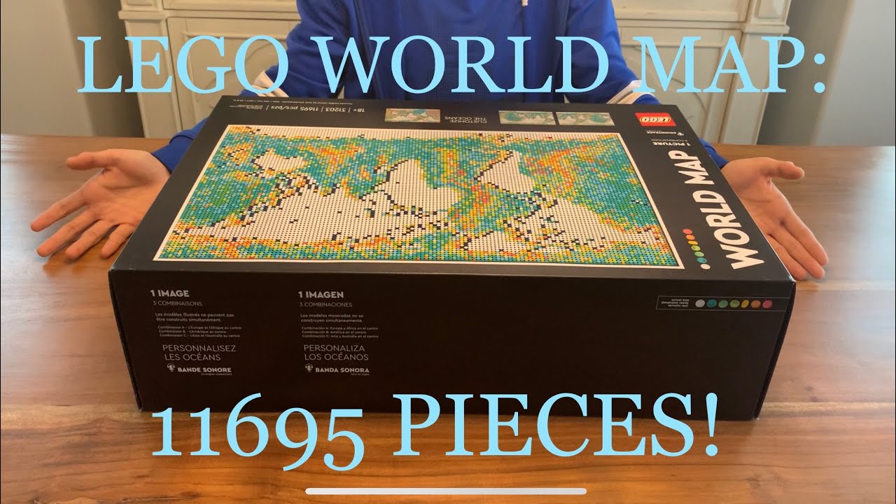 BUILDING THE LEGO WORLD MAP | Tutorial and Speed Build - YouTube