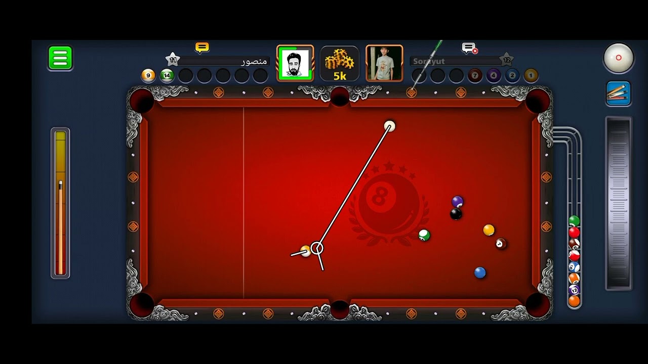 8 Ball poll game play winning strategy || lose the game - YouTube