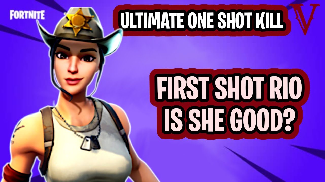 First Shot Rio Review | Fortnite Save the World | TeamVASH - YouTube