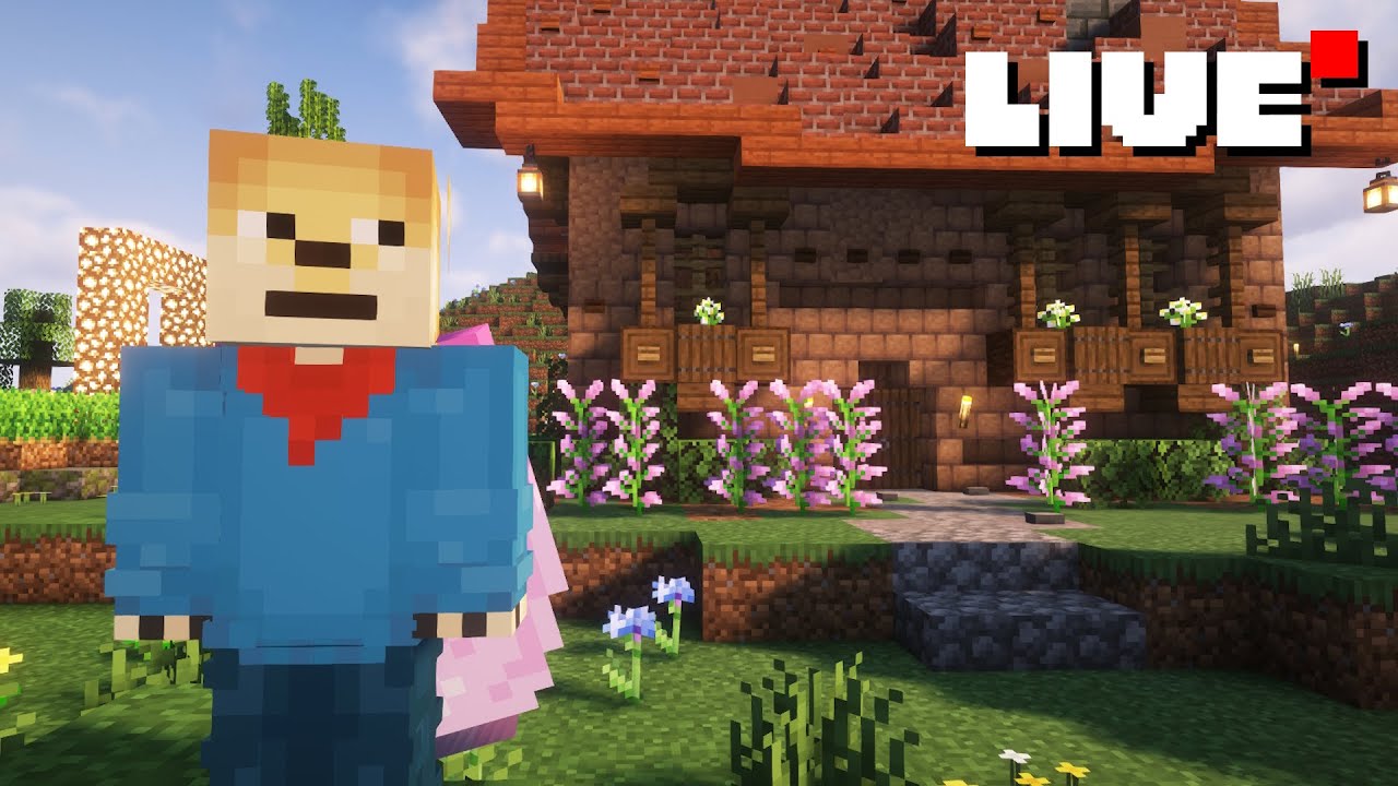 Building Undertale in Minecraft - LIVE! - YouTube