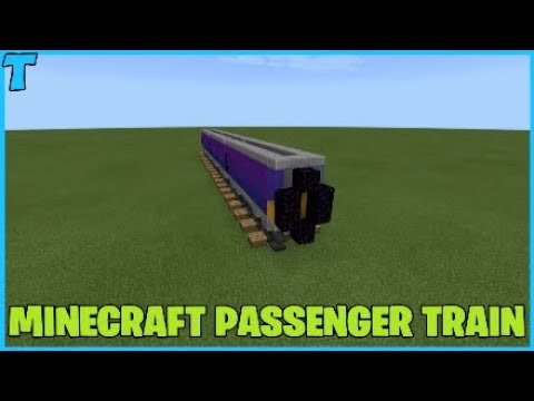 Minecraft tutorial - passenger train[3] - YouTube