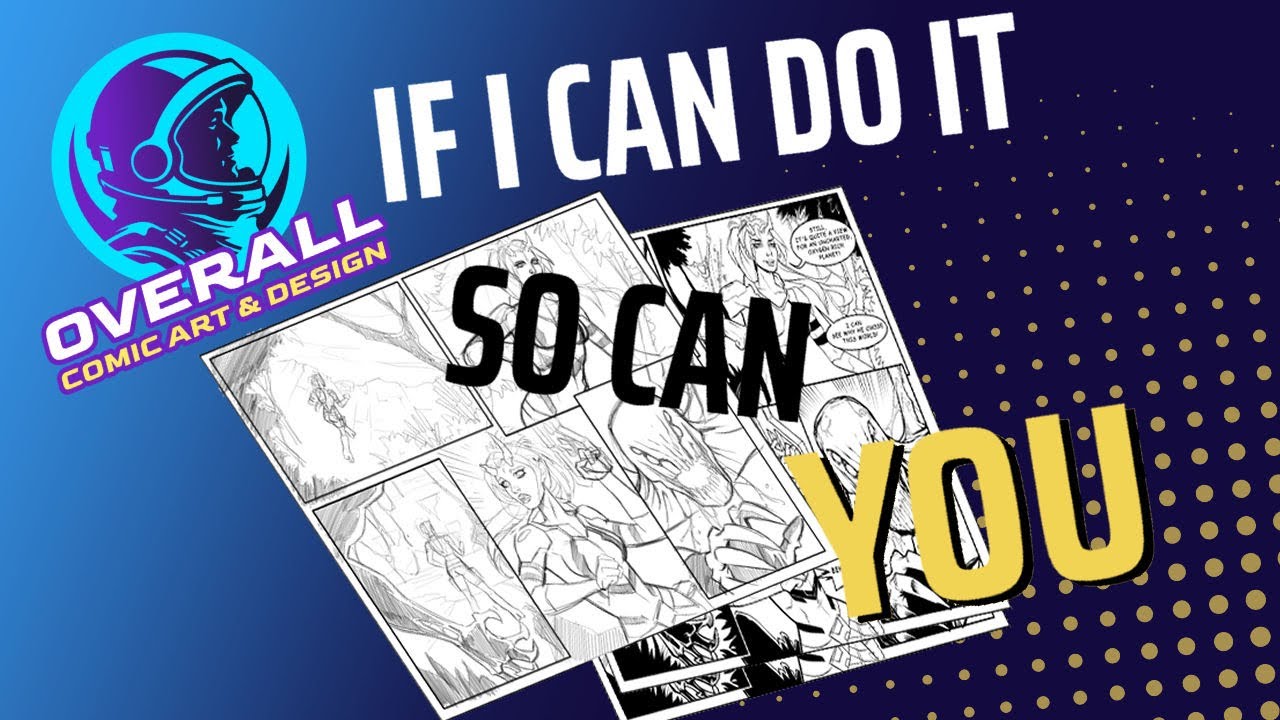 Drawing a Comic Page Process - YouTube