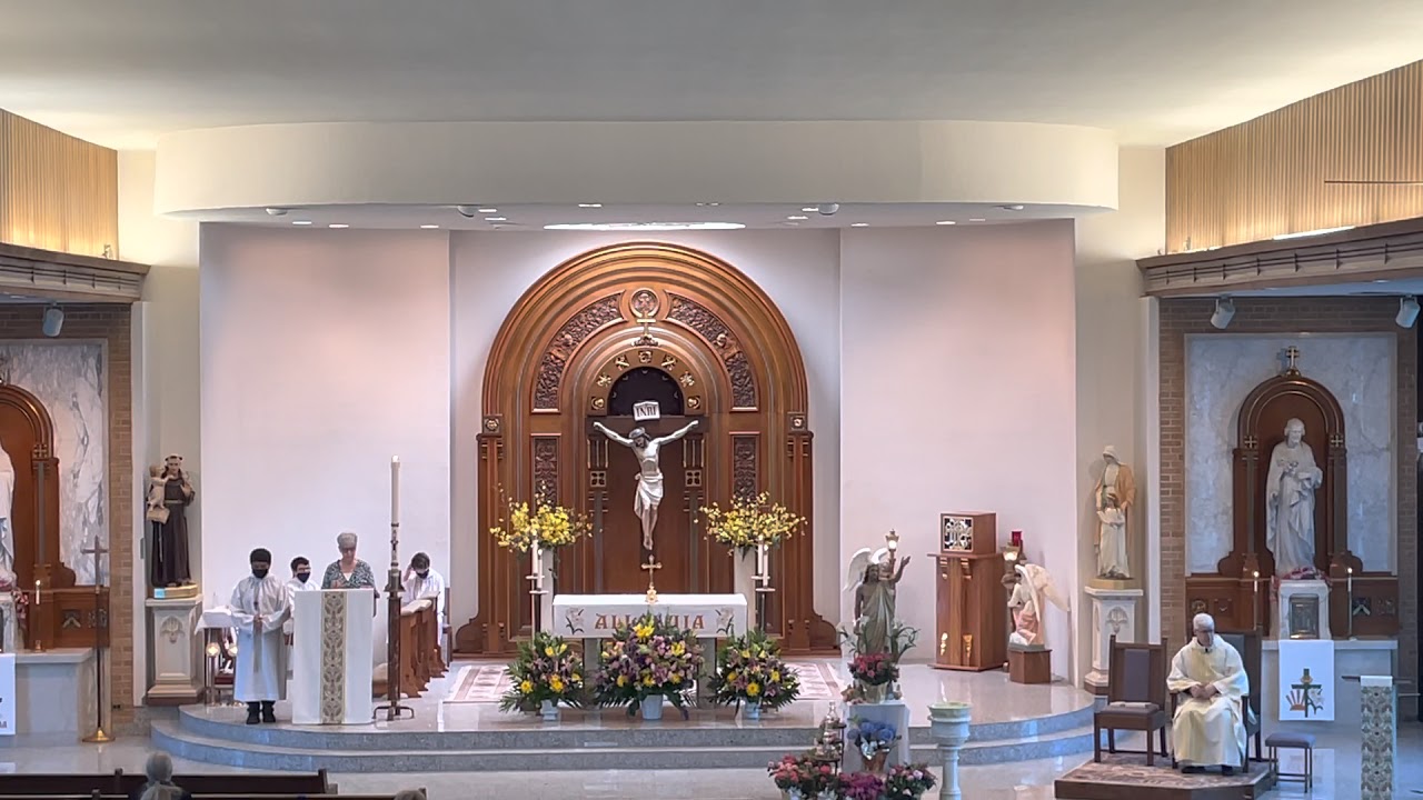 Mass from St. Walter Parish - 4/25/2021 (Chicago, IL) - YouTube