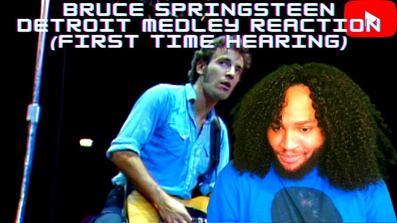 Bruce Springsteen Detroit Medley Reaction - YouTube