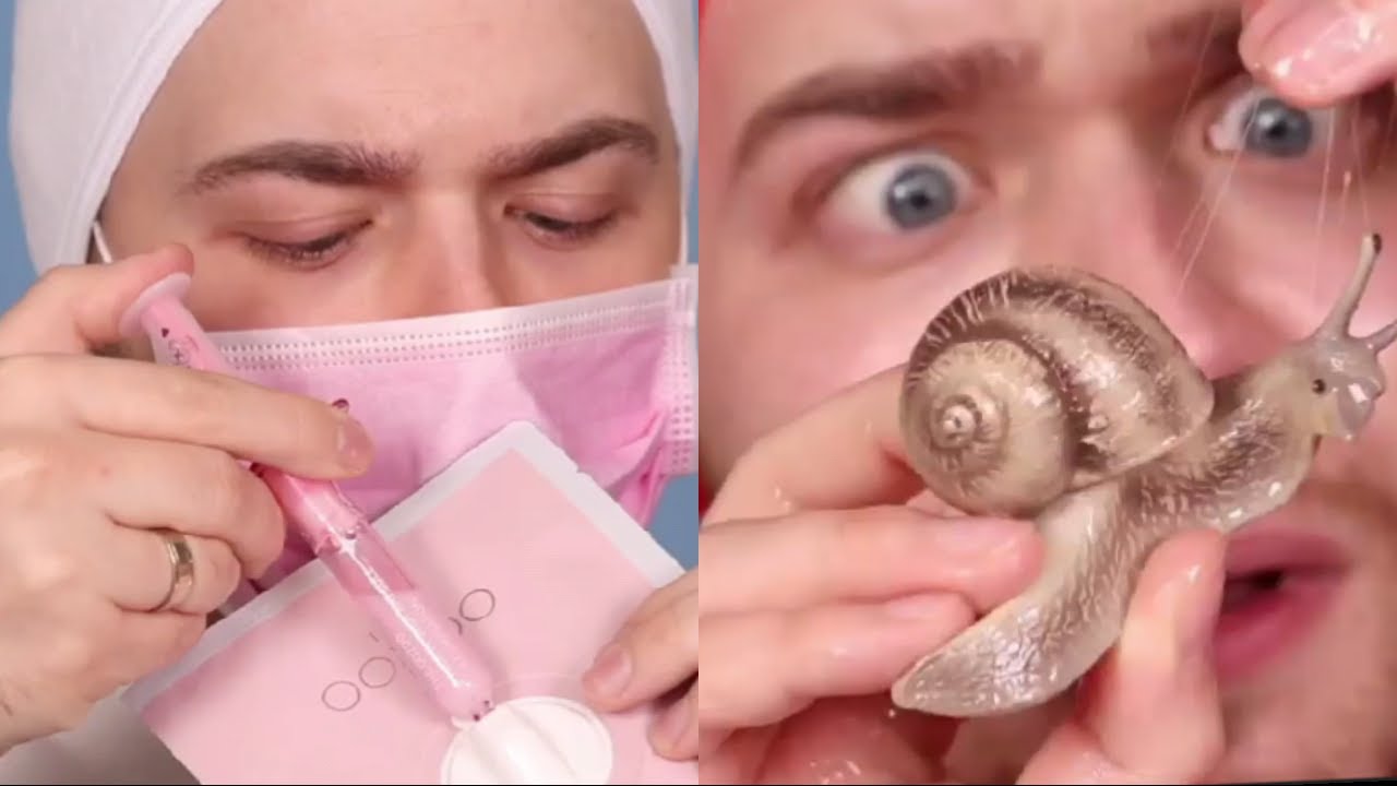 TOP BEST SKIN CARE ROUTINE COMPILATION 2020 I SNAIL SLIME MASK AND ...