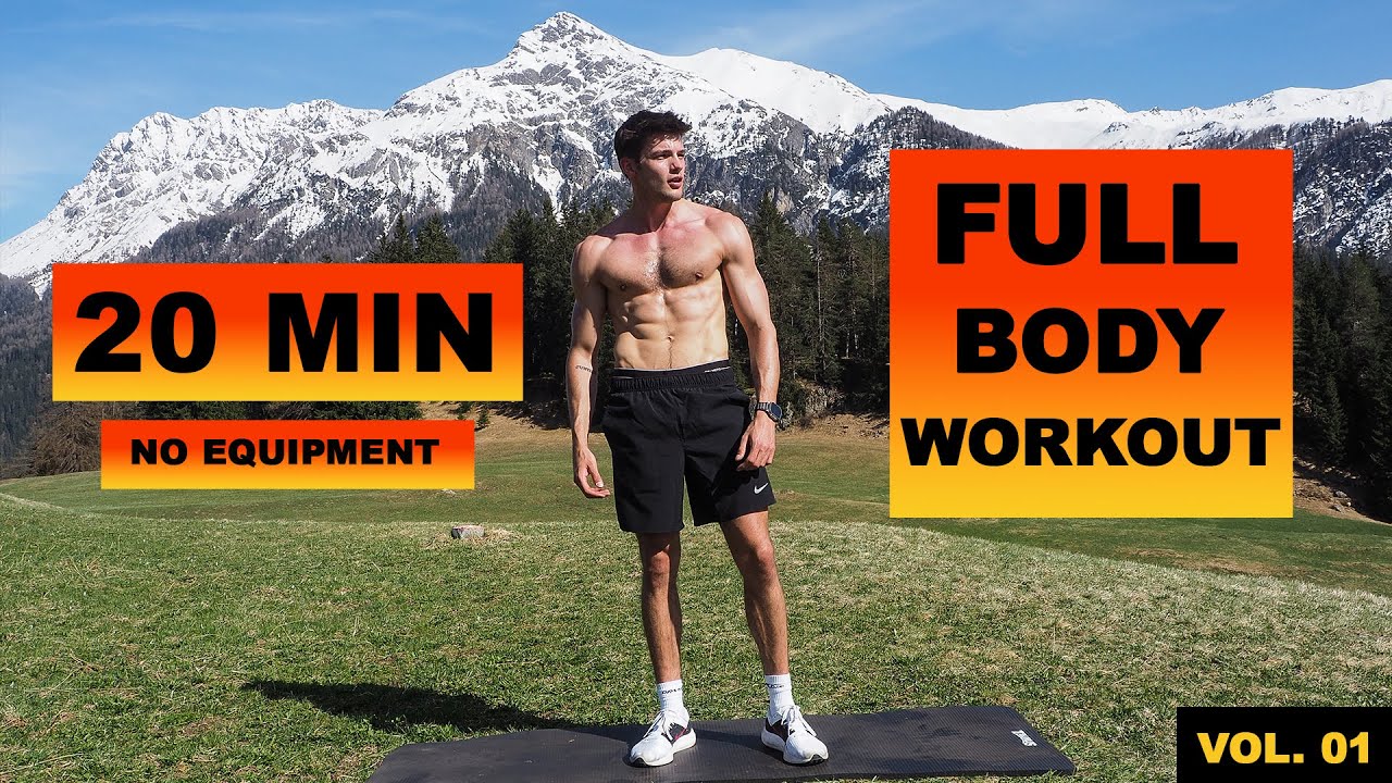 20 min intense FULL BODY WORKOUT - no equipment (with Peter Mai) - YouTube