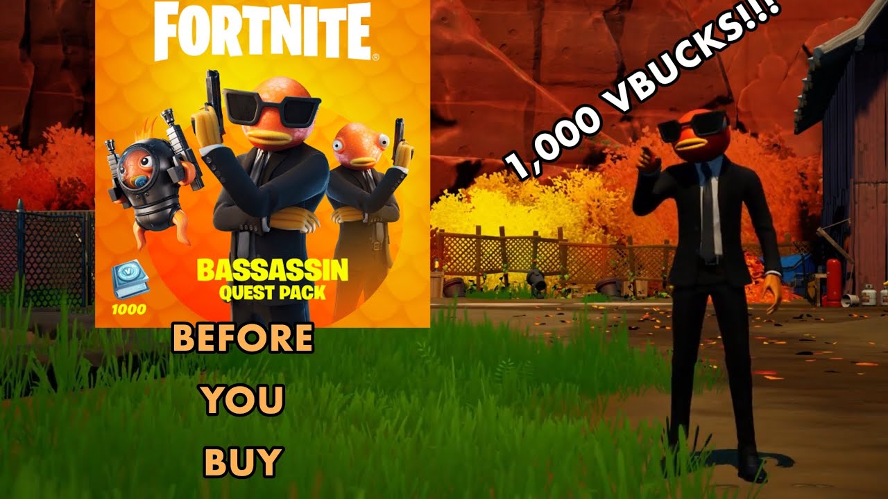 Bassassin Vbuck Quest Pack Review Before You Buy Youtube