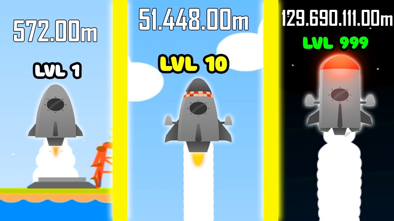 ЭВОЛЮЦИЯ РАКЕТЫ ЧТОБЫ СОЗДАТЬ САМУЮ БЫСТРУЮ РАКЕТУ В ИГРЕ WONDER ROCKET ...