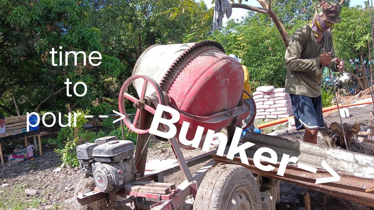 House Build, Bunker MANUAL Labor Philippines - YouTube