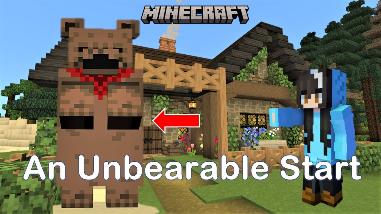 Minecraft Cottagecore Kingdom 01: The Unbearable Beginning (Re-uploaded ...