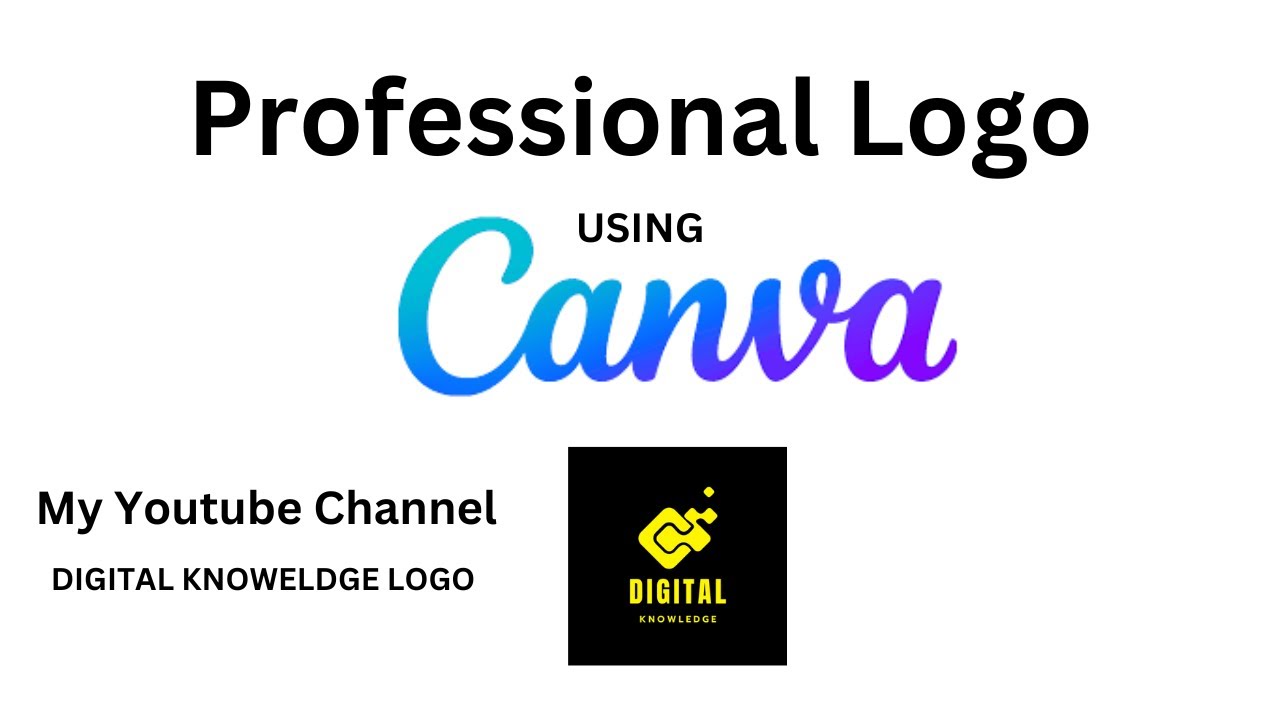 How I designed professional logo for free with Canva designing - YouTube