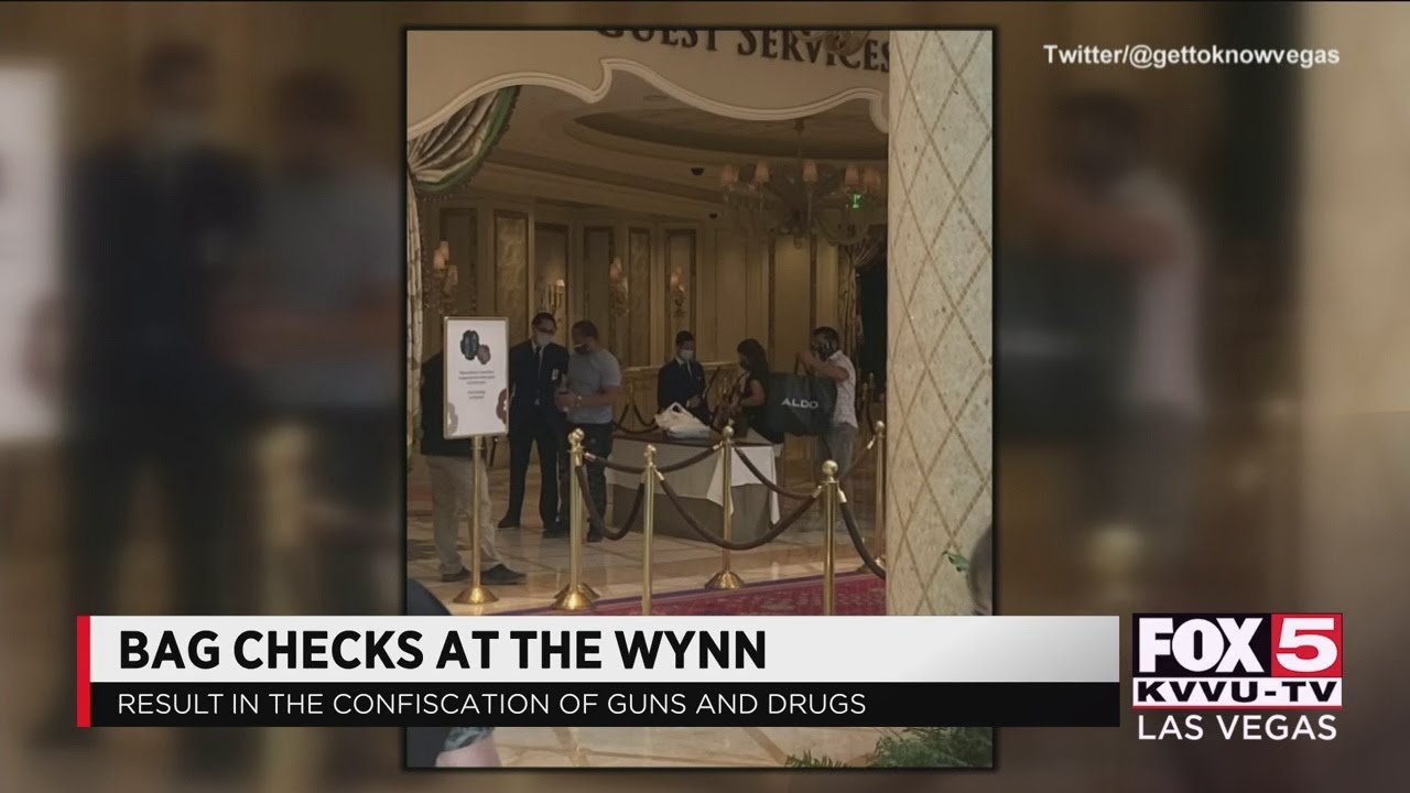 Bag checks conducted at Wynn Las Vegas - YouTube