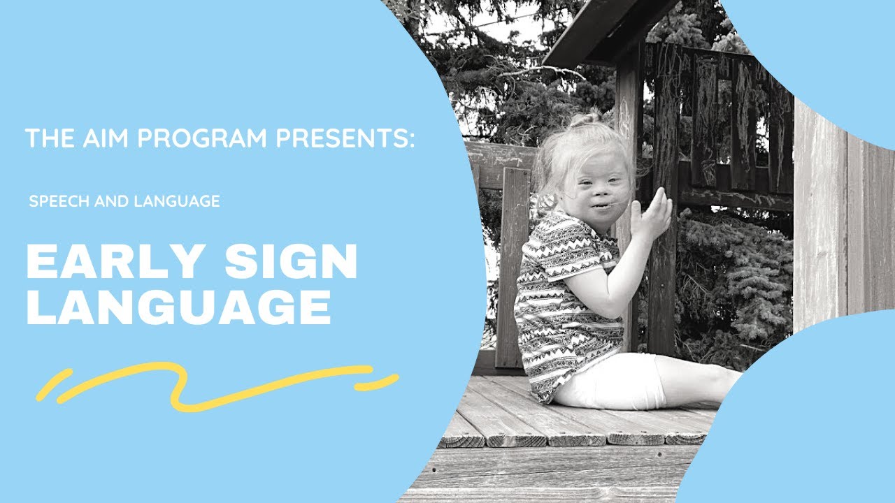 Early Sign Language - YouTube