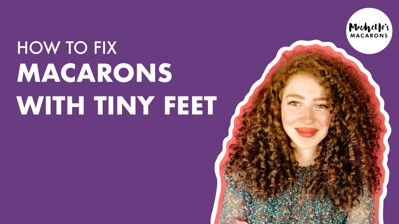 How to Fix Tiny Feet on Macarons | No Feet on Macarons - YouTube