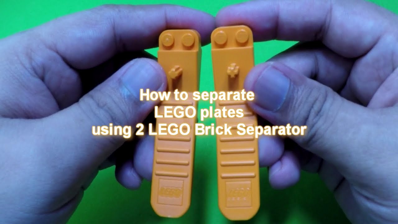 LEGO Brick Separator │ Separating LEGO Plates Using 2 (New) LEGO Brick ...
