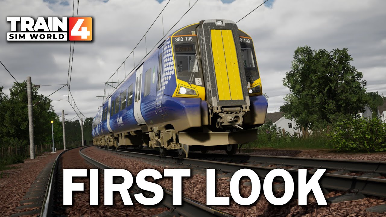 FIRST LOOK - Scotrail Class 380 - Train Sim World 4 - YouTube