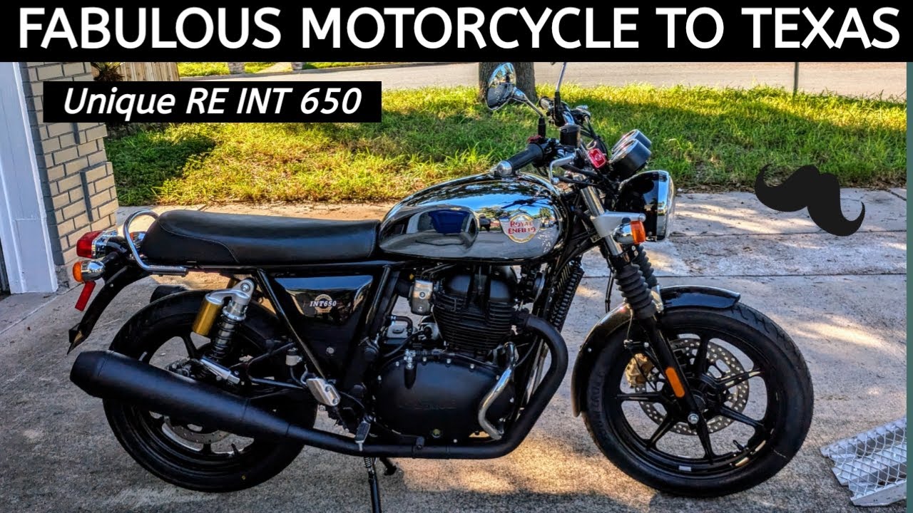 RE Interceptor 650 - Black on Black to McAllen from Iowa - Wahoo! - YouTube