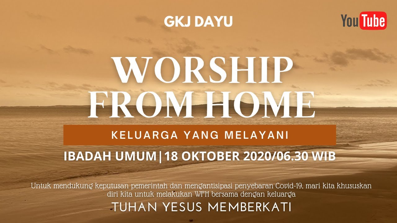 IBADAH MINGGU 18 OKTOBER 2020 GKJ DAYU - YouTube