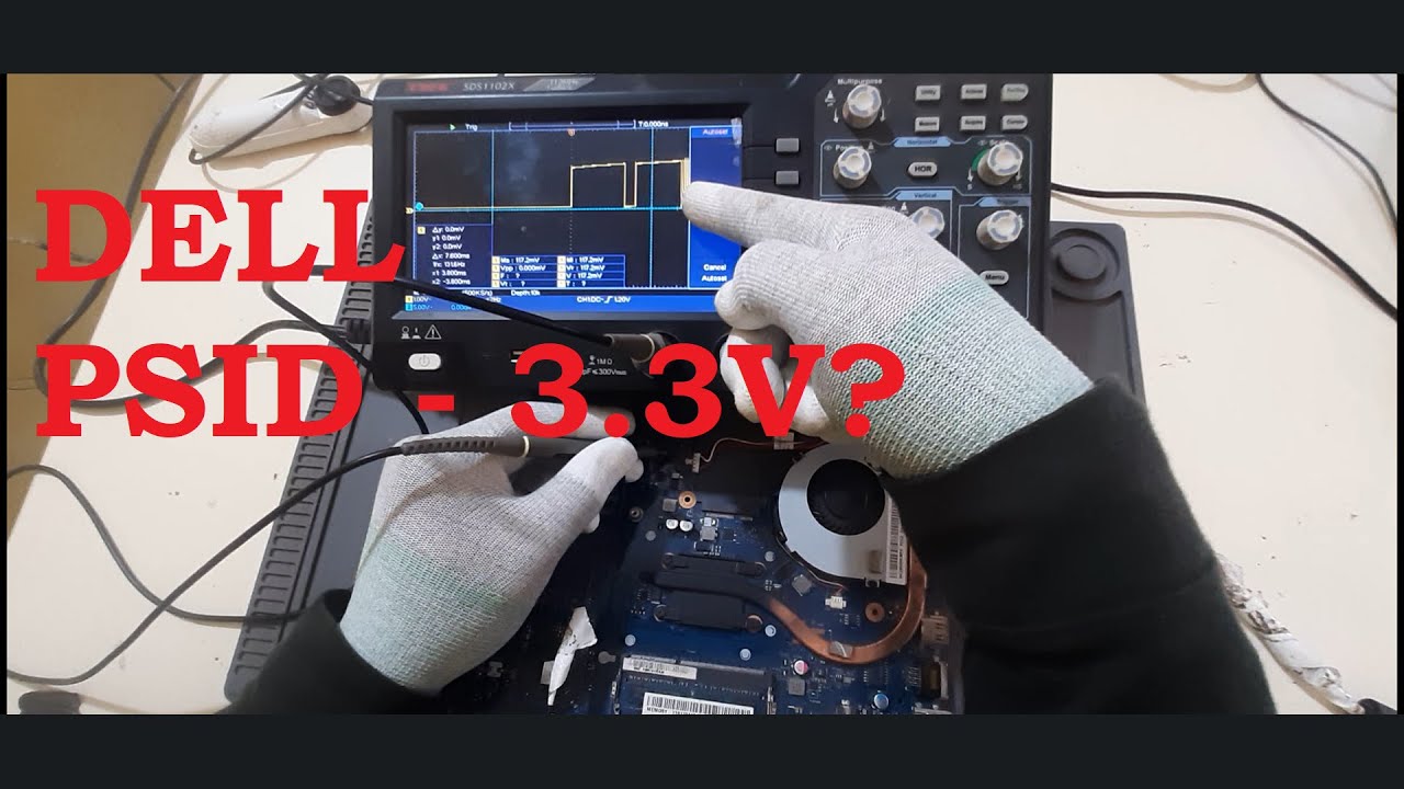 LAPTOP REPAIR - DELL PSID - SHOULD HAVE 3 3V? - YouTube