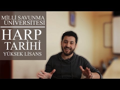Milli Savunma Üniversitesi-Harp Tarihi Yüksek Lisans Bölümü