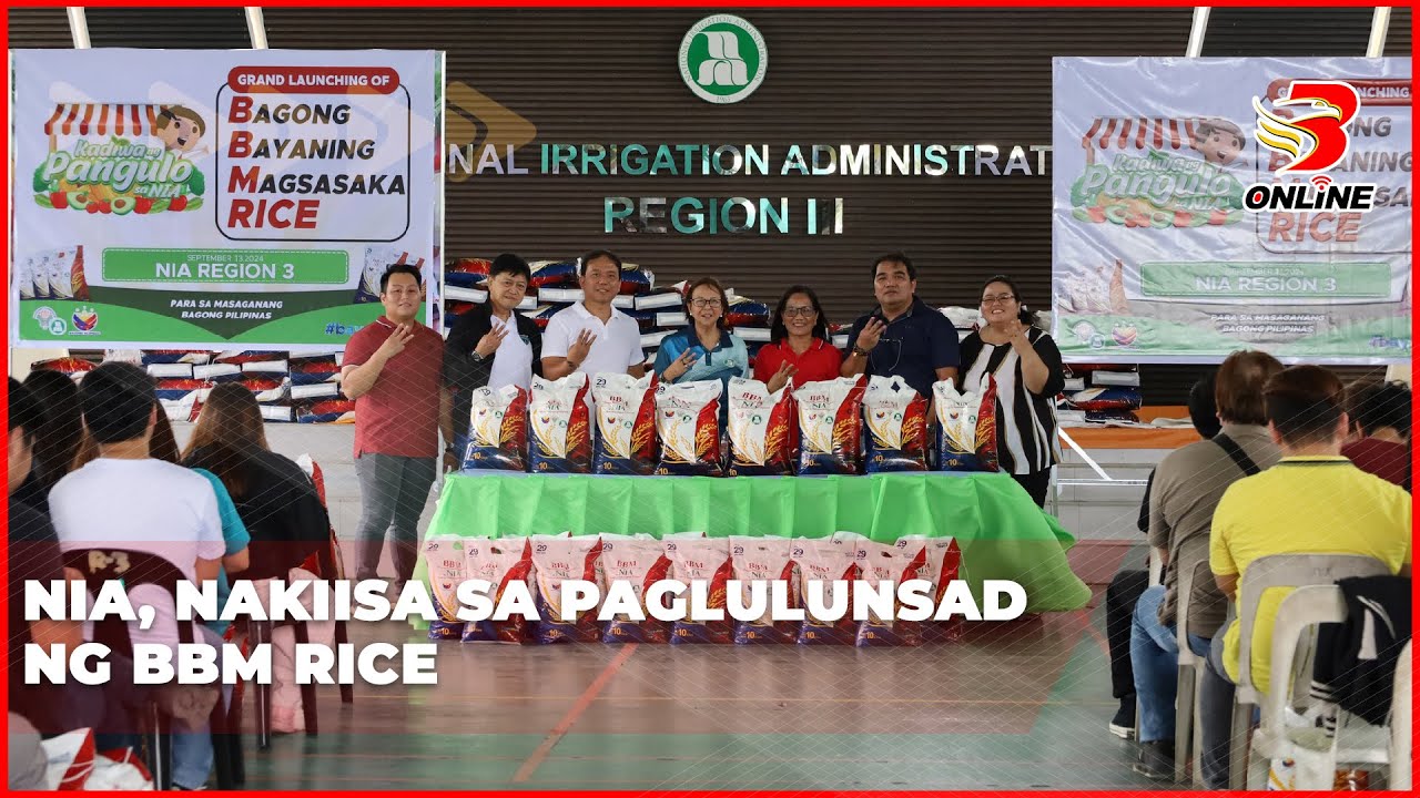 NIA, nakiisa sa paglulunsad ng BBM Rice - YouTube