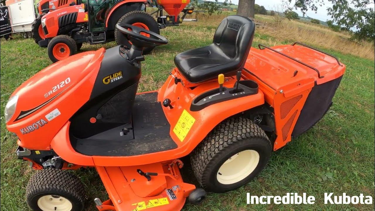 2022 KUBOTA GR2120 4WD 778cc 3-Cyl Diesel Ride On Mower (21 HP) - YouTube