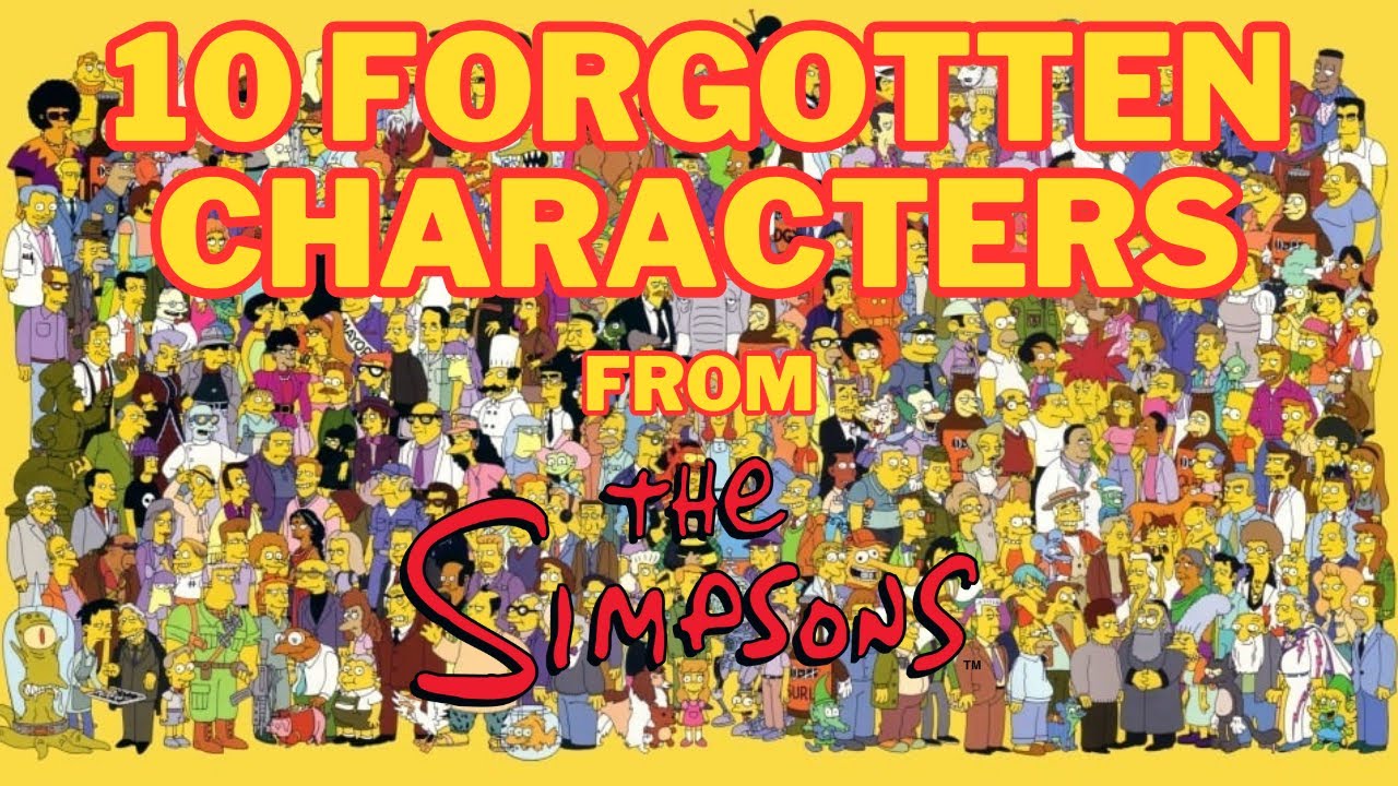 10 Forgotten Characters From The Simpsons #thesimpsons - YouTube